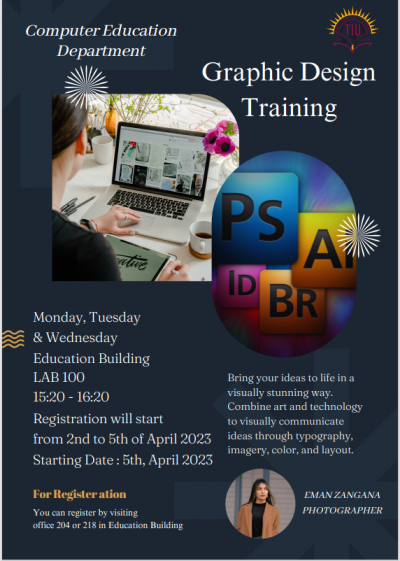 Graphic Design Training - Computer Education Department TIU