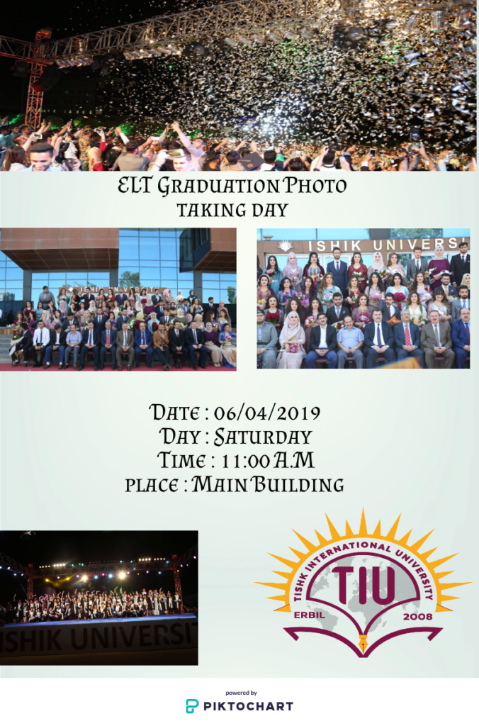 ELT Graduation Photo Taking Day | ELT Department TIU
