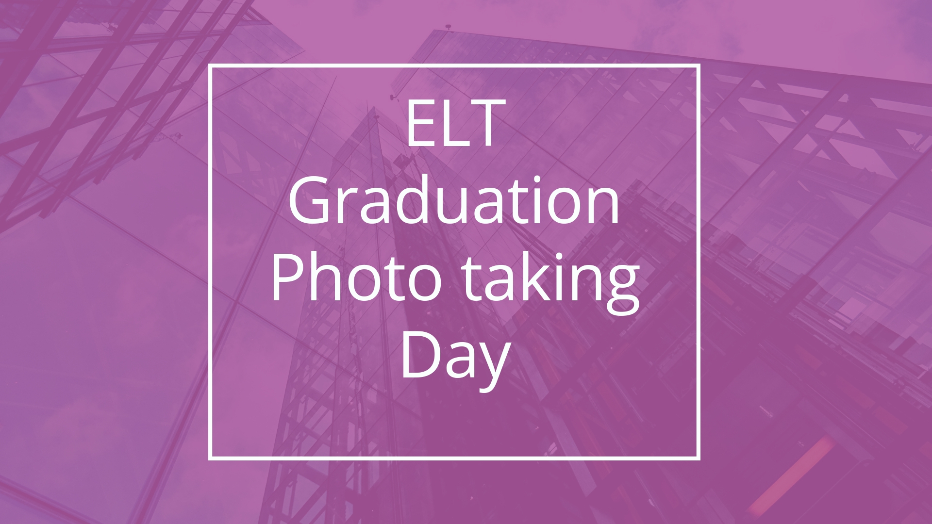 Graduation Photo Taking | ELT Department TIU